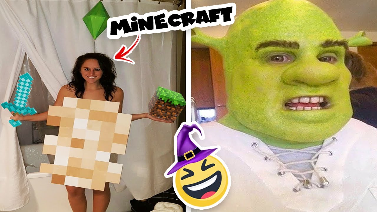 20 Disfraces de Halloween que dieron MAS RISA que MIEDO 👻🎃 - YouTube