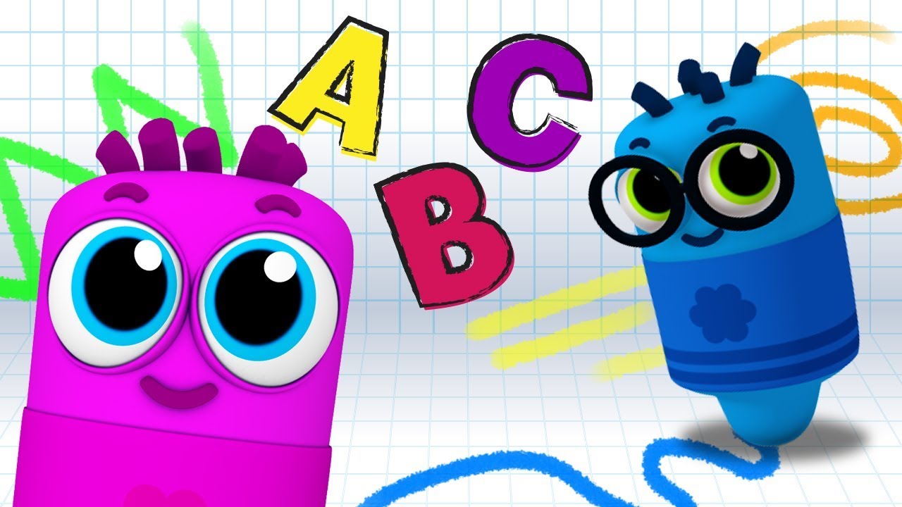 Phonics Alphabet Song for Kids with Color Crew Babies | Nursery Rhymes ...