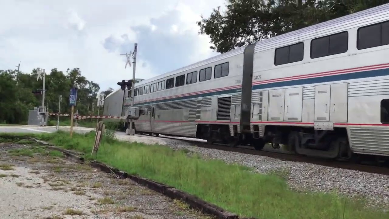 Amtrak auto train and Georgia 300 private car - YouTube