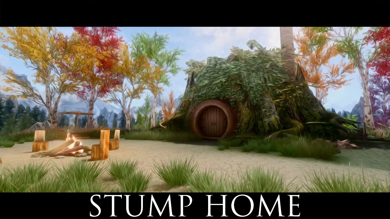 TES V - Skyrim Mods: Stump Home - YouTube