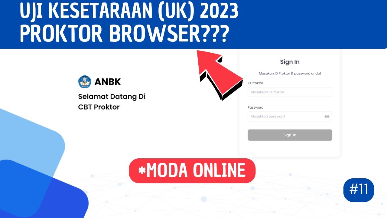 Cara Install Dan Menjalankan Proktor Browser Uji Kesetaraan 2023 - YouTube