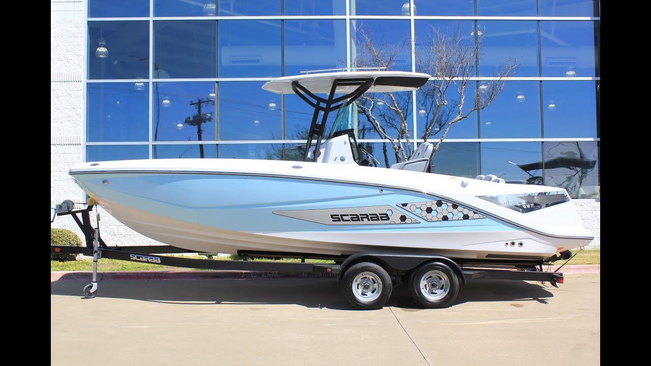 2019 Scarab 255 OID For Sale at MarineMax Dallas - YouTube