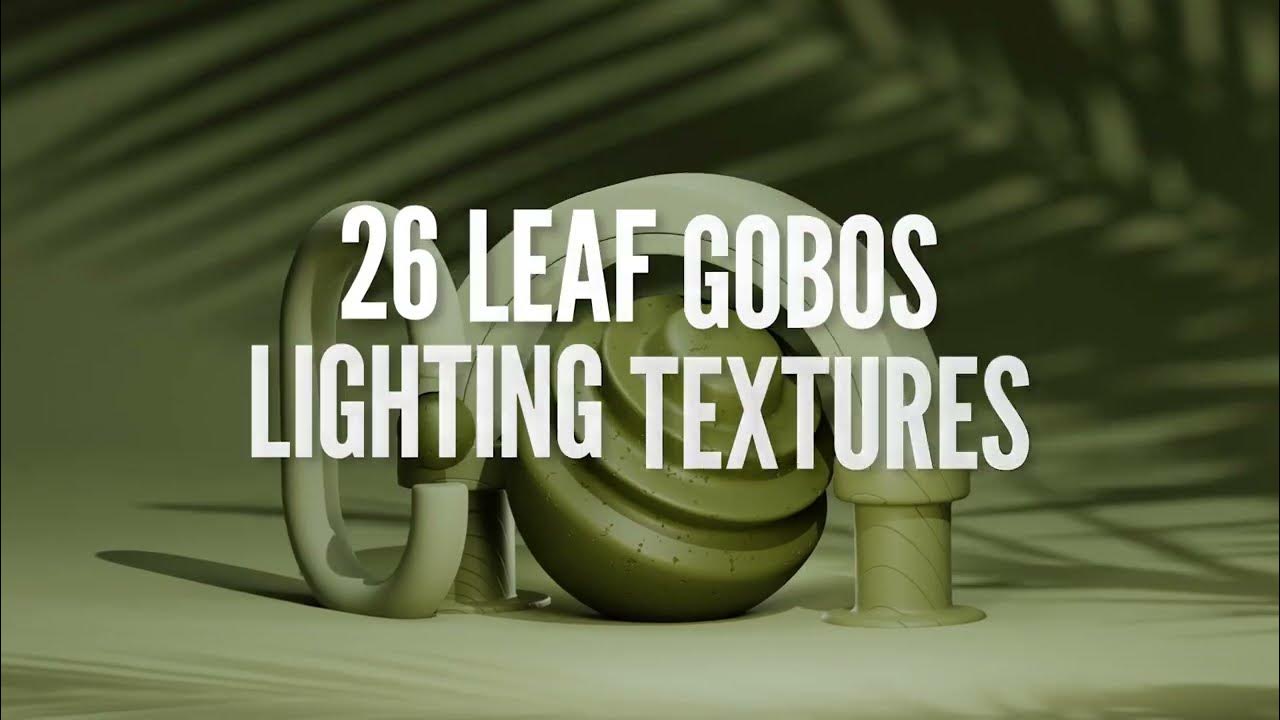 Blender Leaf Gobos Lighting Textures Tutorial - YouTube