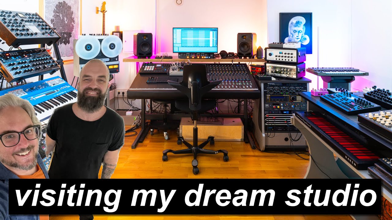 STUDIO TOUR of an AMAZING synth studio // Summer of Synths - YouTube