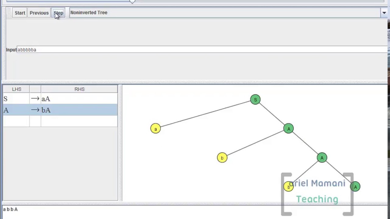 Gramaticas con JFLAP - YouTube