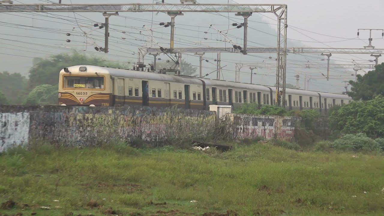 Back to the Golden Era - MG Livery EMU Towards Chengalpattu - YouTube