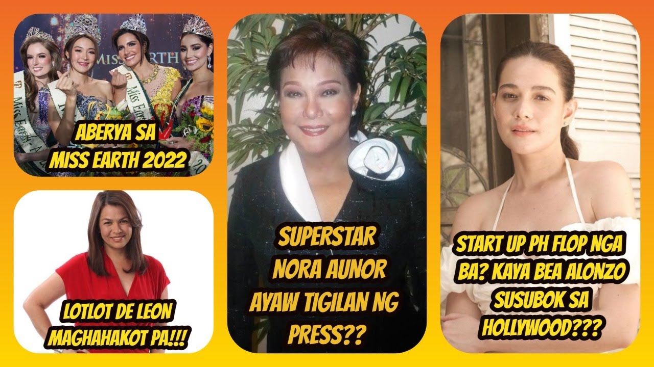 SUPERSTAR NORA AUNOR AYAW TIGILAN! LOTLOT DE LEON HAHAKOT! MISS EARTH ...