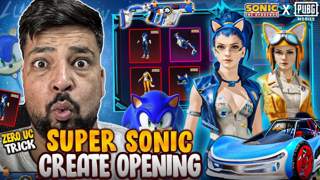 OMG!! New Super Sonic Lucky Spin Crate Opening 🥶 | PUBG MOBILE - YouTube