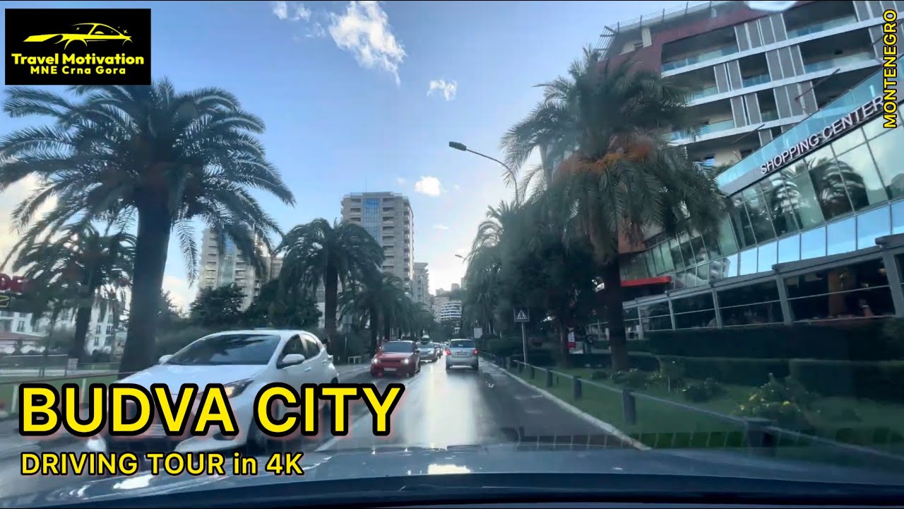 BUDVA vožnja kroz Centar Grada u Novembru 2023 - BUDVA CITY [Driving ...