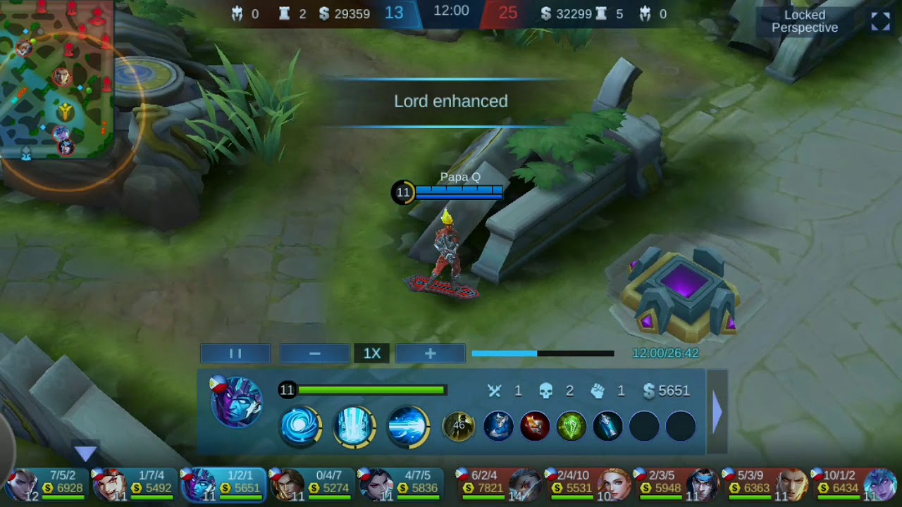 MOBILE LEGENDS GORD GAMEPLAY ULTIMATE EPIC COMEBACK - YouTube