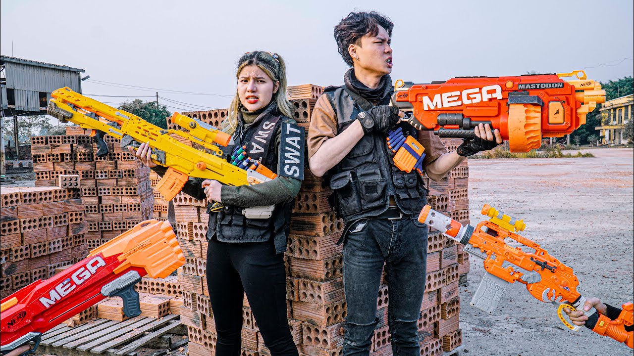 Nerf War Movies : Action Suicide Squad S.W.A.T Strong Attack Scar Face ...