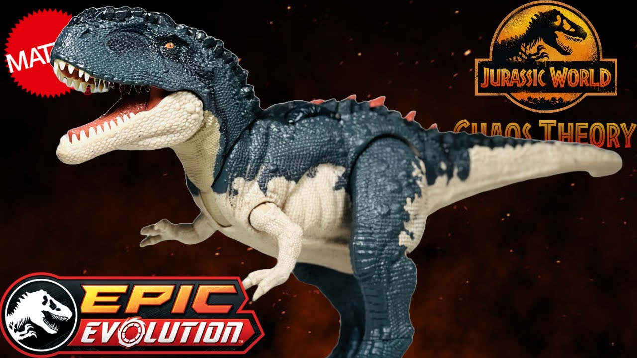 Mattel Chaos Theory Mapusaurus Review!! Jurassic World Epic Evolution ...