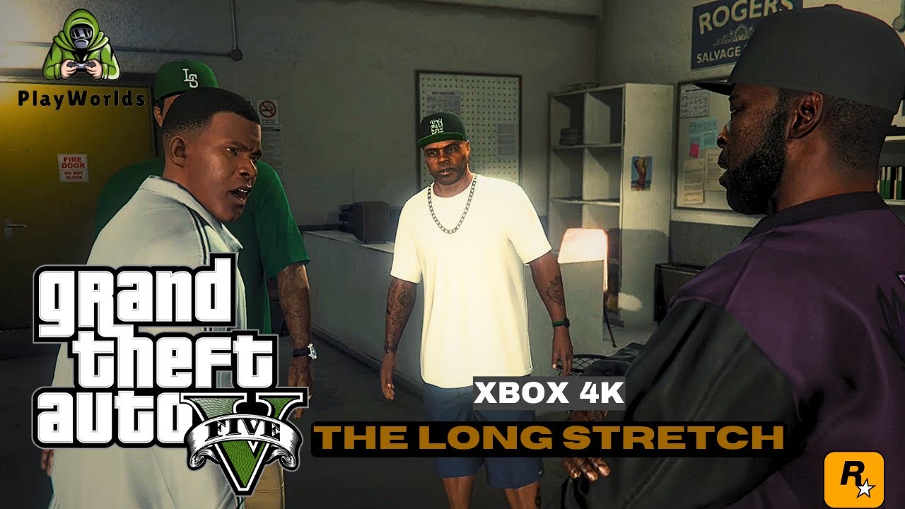GTA V Gameplay – The Long Stretch Mission | Full Walkthrough - YouTube