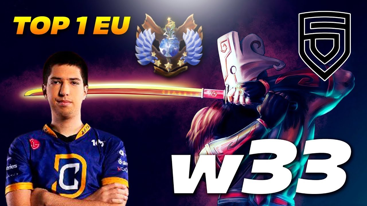 w33 Juggernaut Top 1 Europe - Ranked Gameplay Dota 2 - YouTube