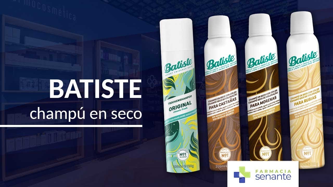 BATISTE Champu en Seco Ingredientes 🌟 Champu Seco Batiste Opiniones 💧 ...