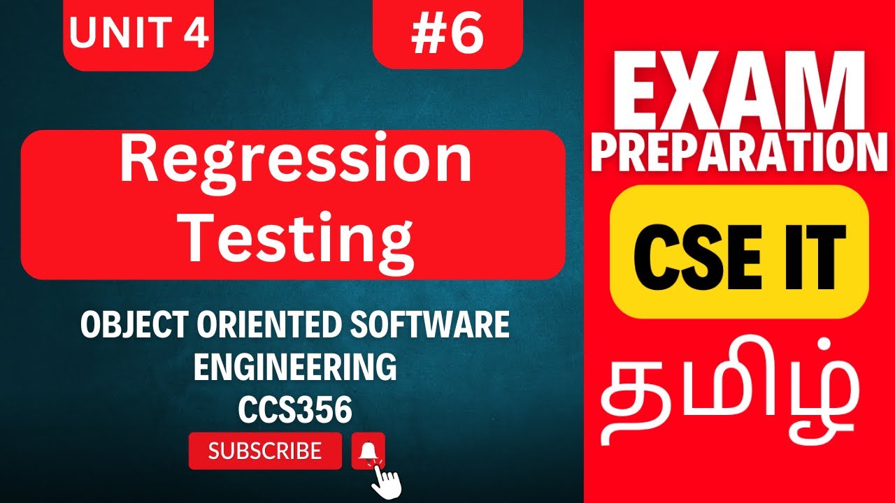 Regression Testing Explained | OOSE CCS356 | Anna University | Software ...