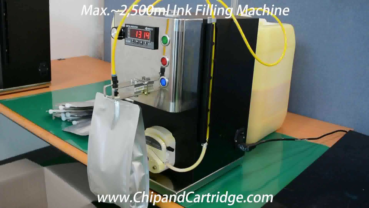 Max.~2,500ml Ink Filling Machine for Wide Format Printing Printer ...