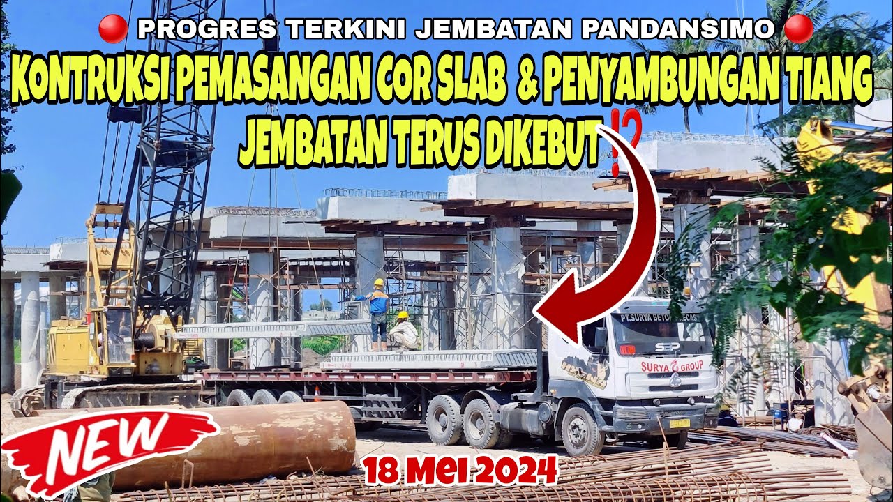 Eps.24 Update Terbaru ‼️ Progres cor slab & penyambungan Tiang ...