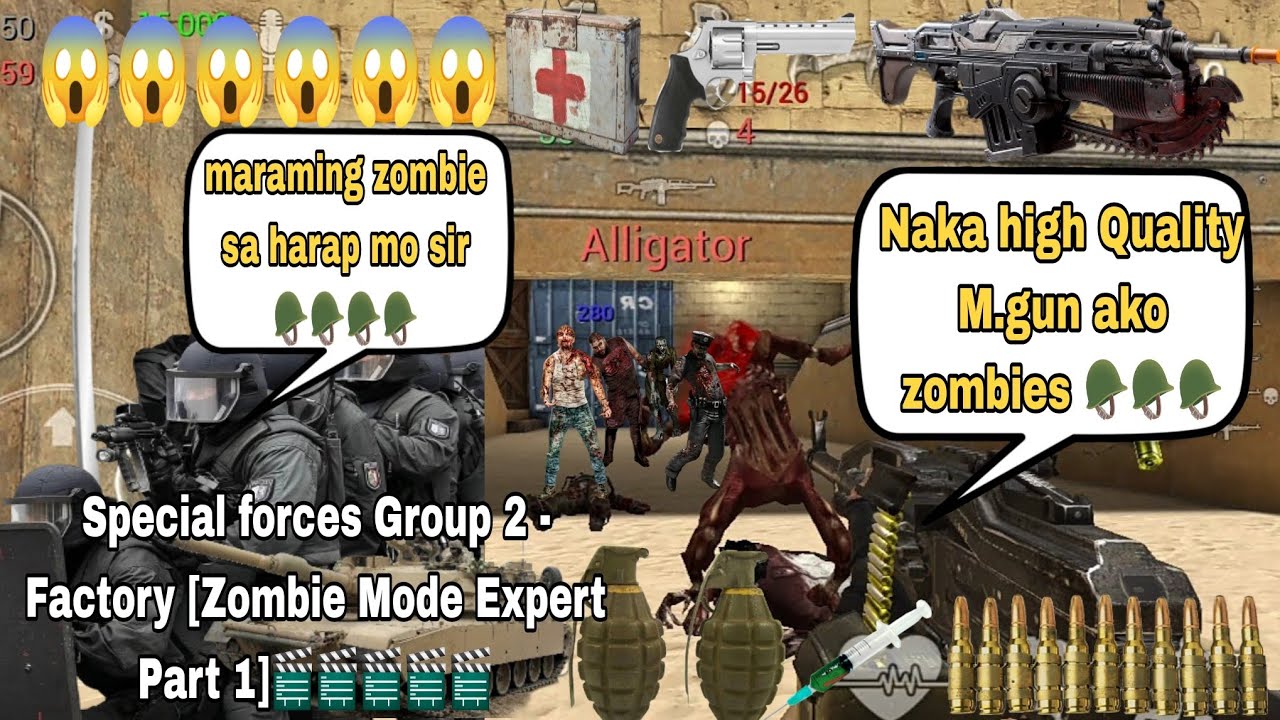 Special forces Group 2 - Factory [Zombie Mode Expert Part 1]🎬🎬🎬 ...