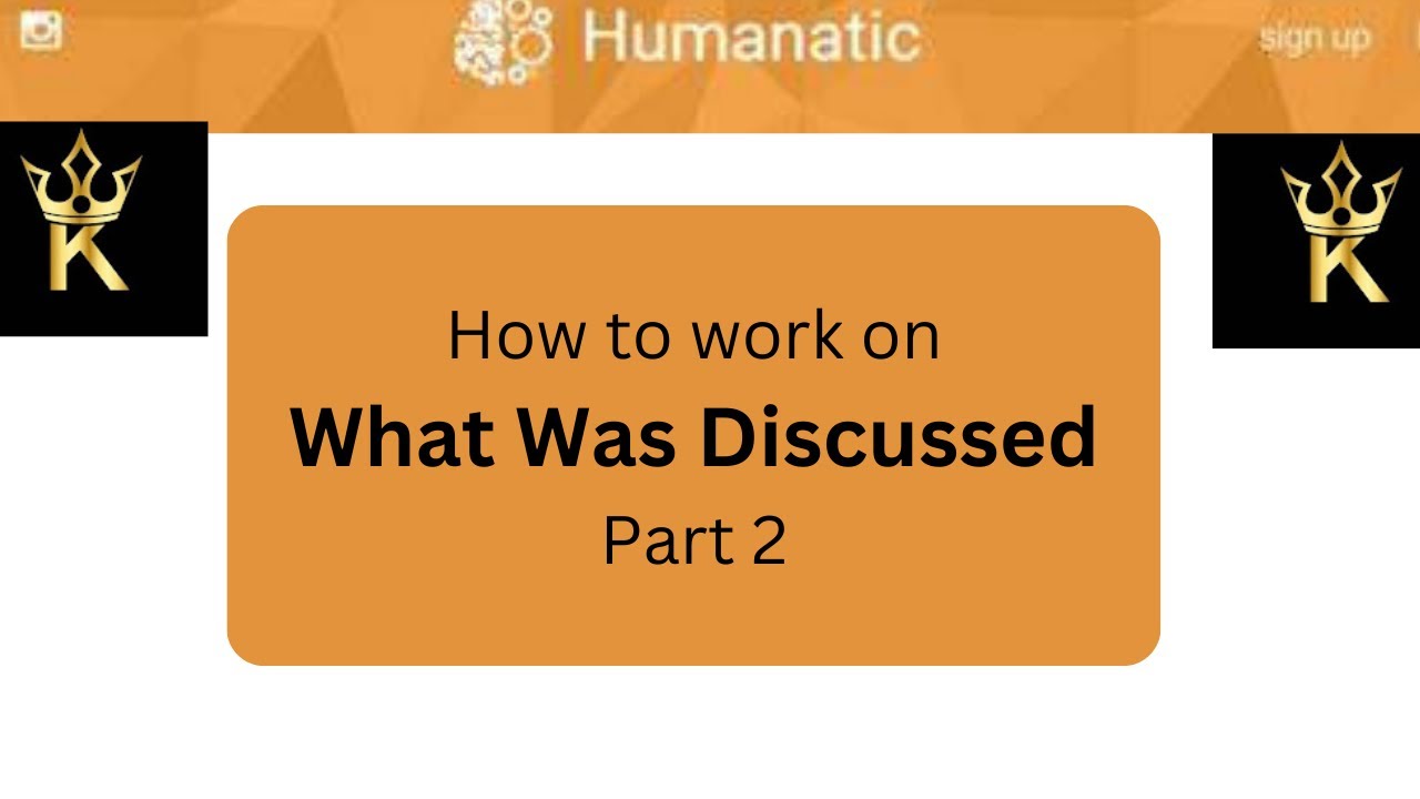 what was discussed | Humanatic training | WWD training || HUMANATIC ...