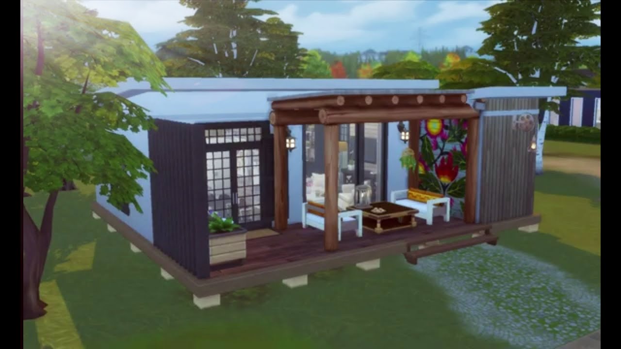 Tiny Comfortable House | Speed Build | The Sims 4 - YouTube