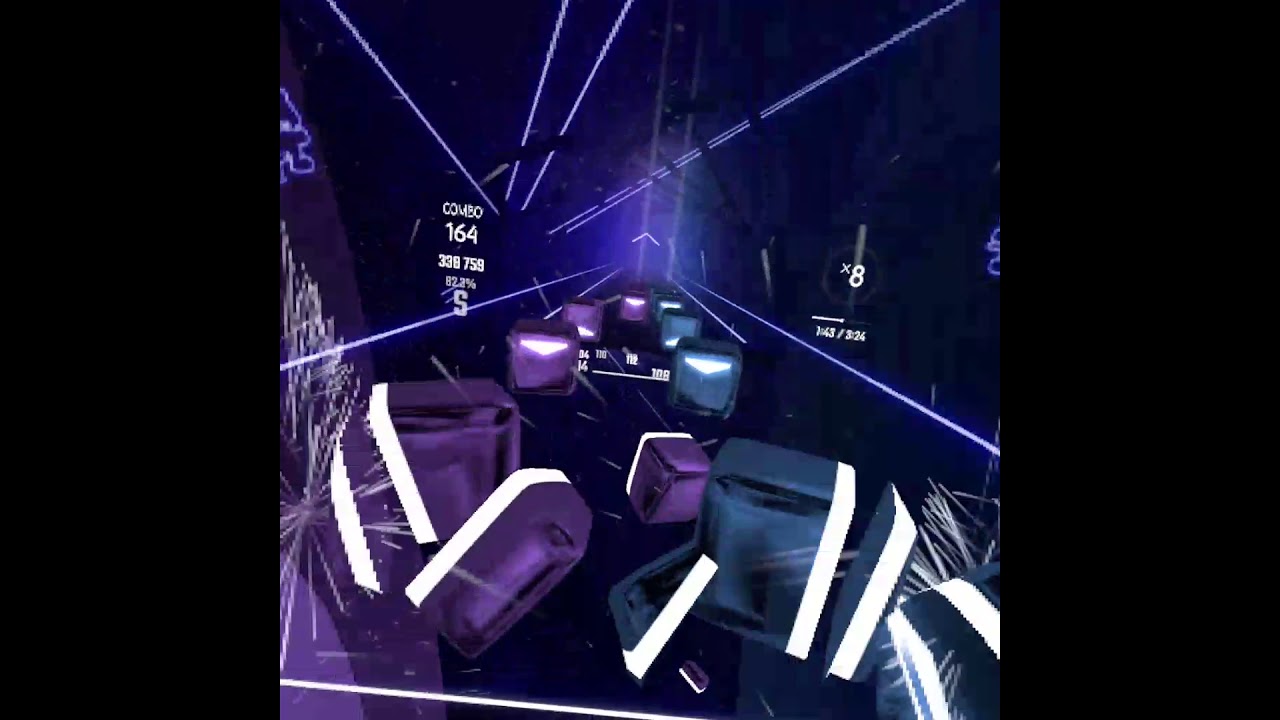 Beat Saber Overkill Expert Oculus Quest Edition Youtube