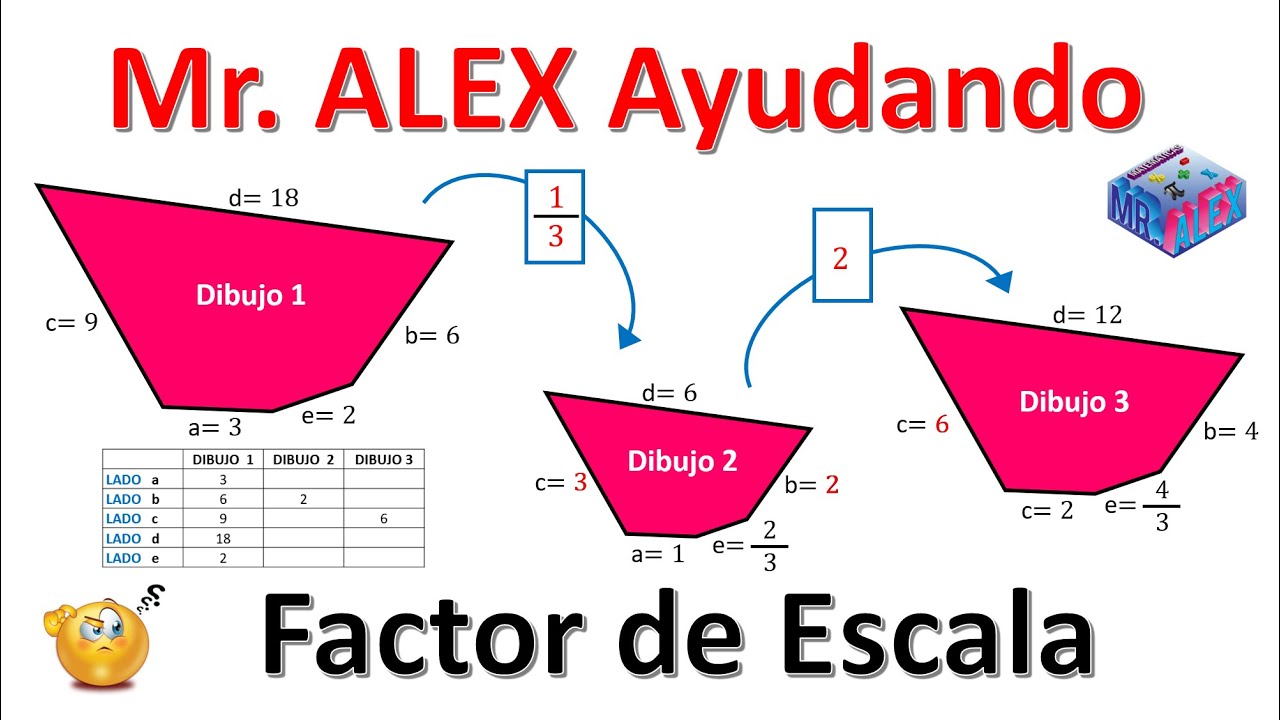 Factor por escala o factor de proporcionalidad - YouTube