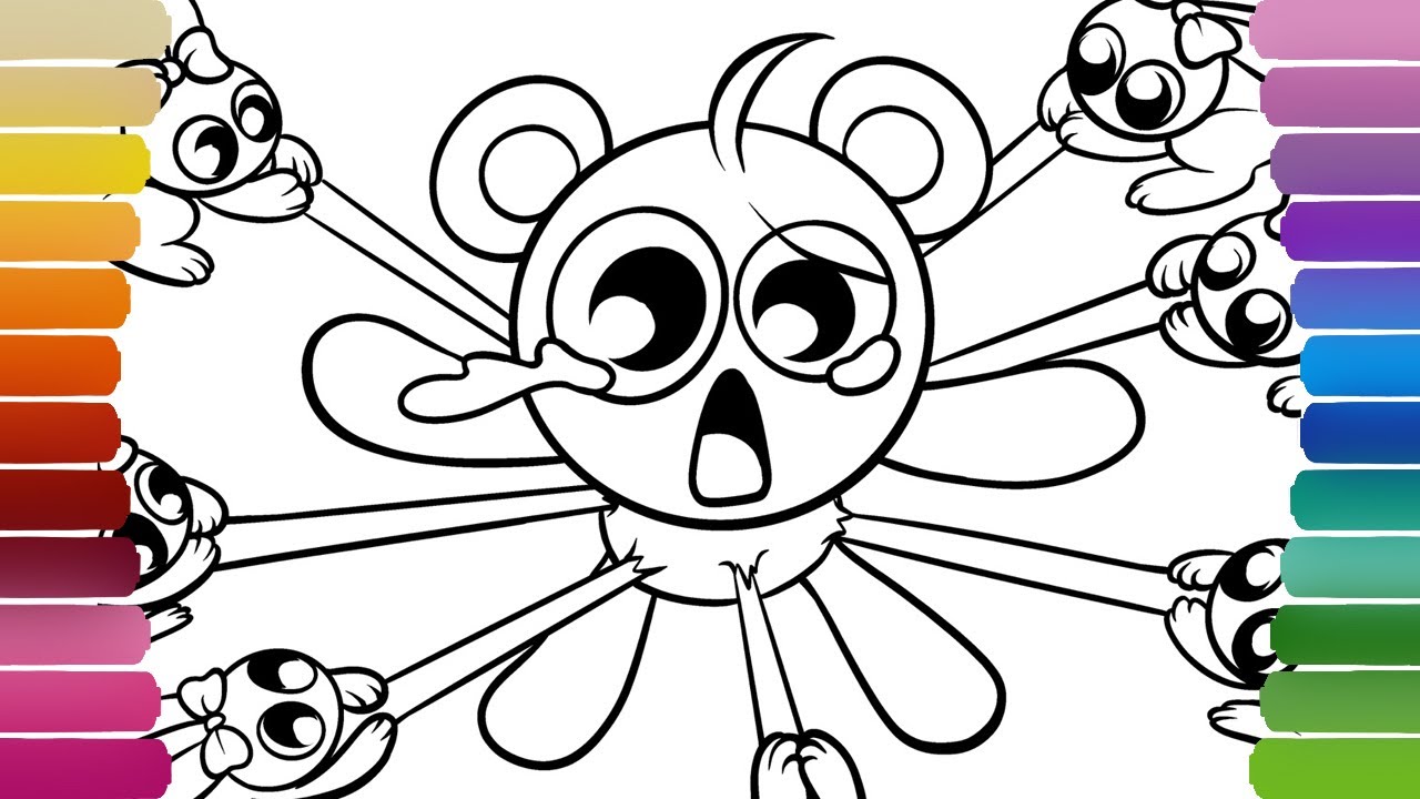 Pinki Rabbit Saves Sky Coloring Pages / How to Color INCREDIBOX SPRUNKI ...