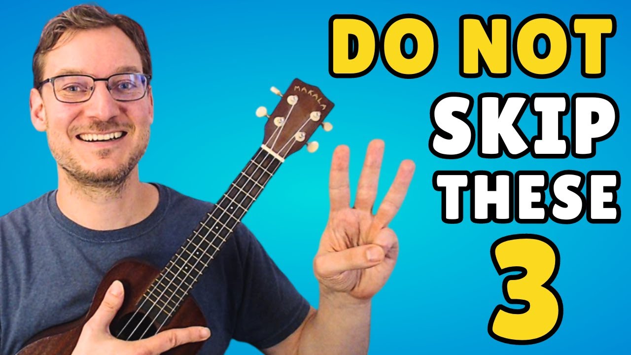3 Beginner Ukulele Exercises You MUST Practice! - YouTube