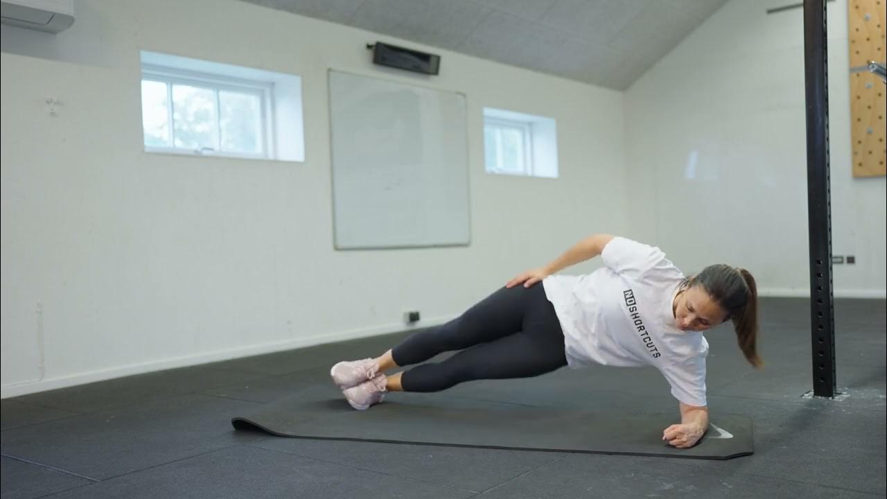 Side plank hip dips - YouTube