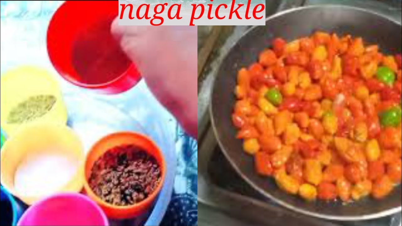 homemade nagamoricher achar recipe|| mr naga pickle - YouTube