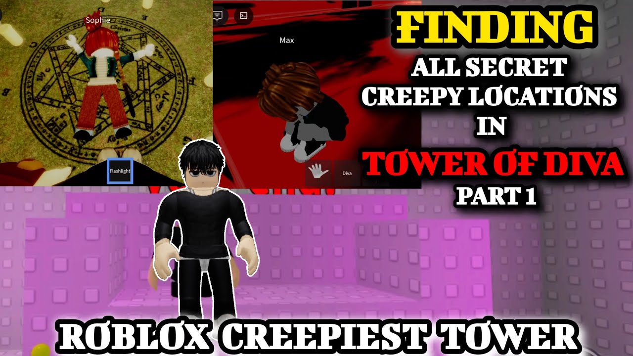 FINDING SECRET CREEPY LOCATION IN TOWER OF DIVA ROBLOX | BaBa Gaming ...