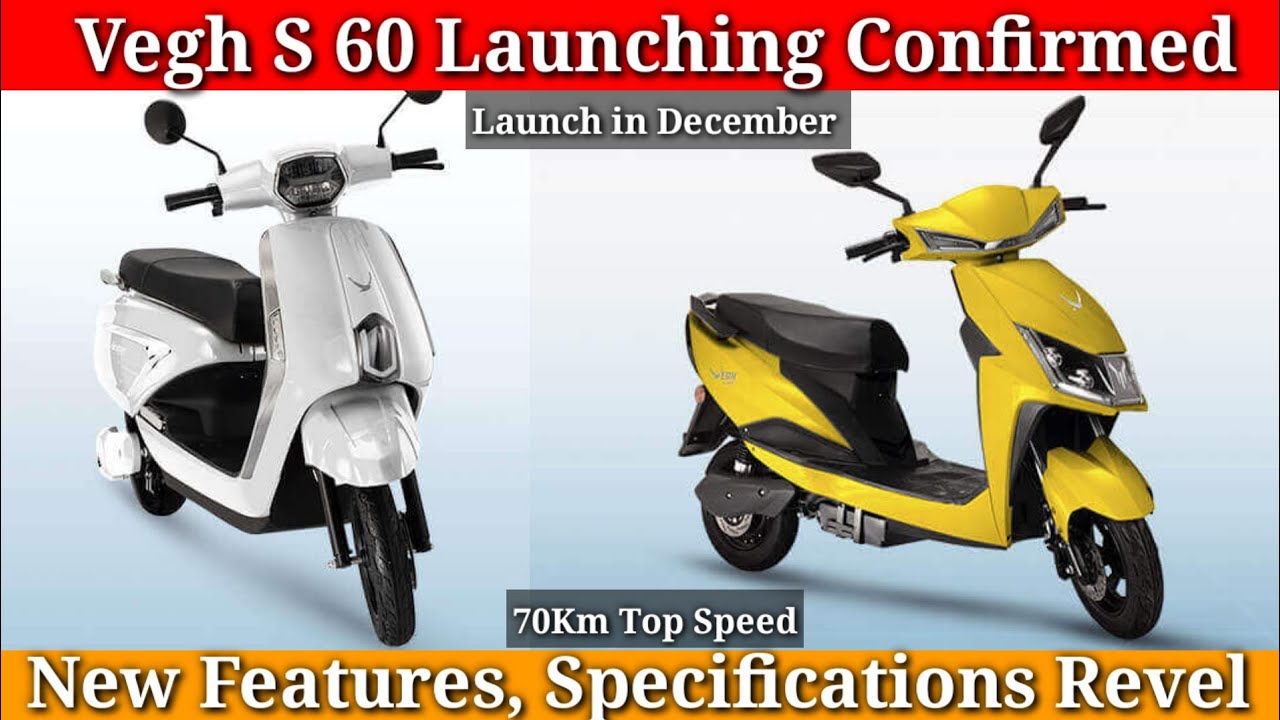 Vegh S60 Electric Scooter | Vegh S60 | Vegh S60 2022 | Vegh Electric ...