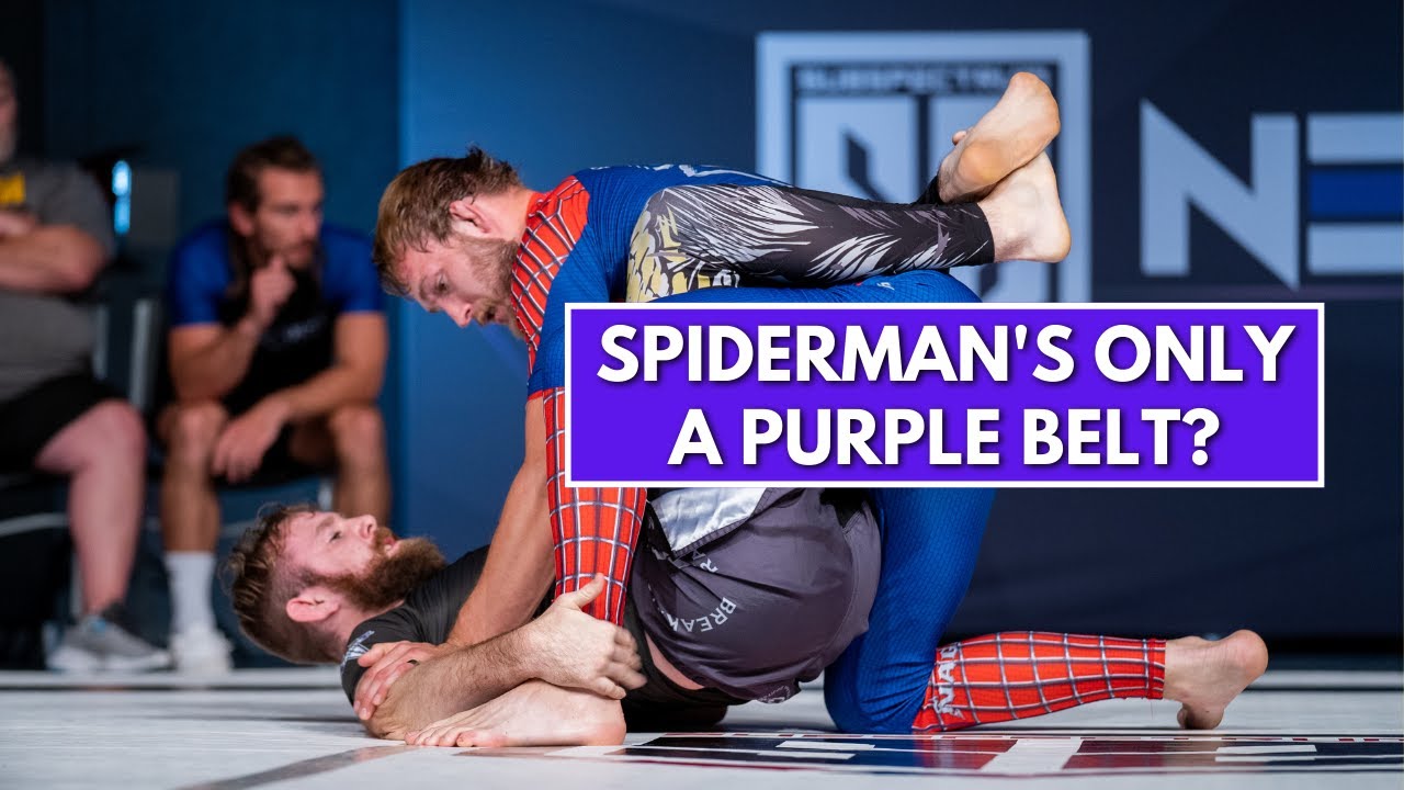 Spiderman's ONLY a BJJ Purple Belt? | Ryan Chaney vs Spencer Oberbroeckling - YouTube