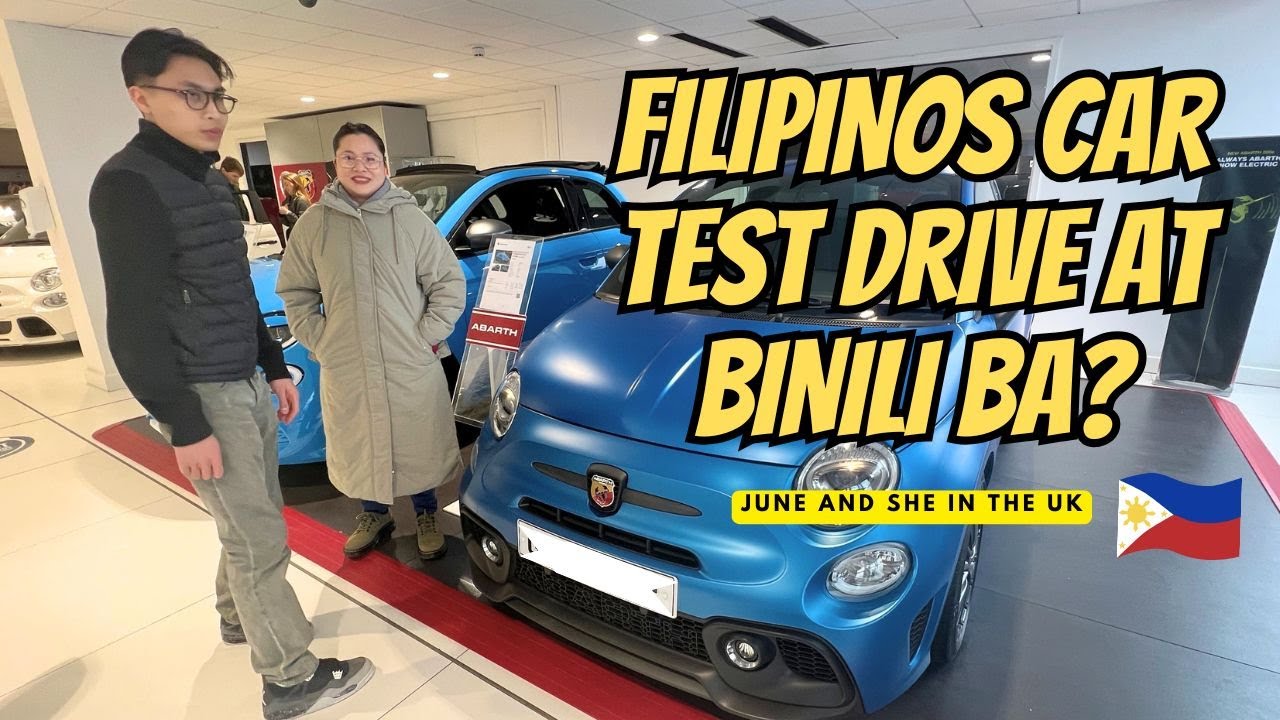 FILIPINOS NAGTEST DRIVE AT ANO? INUWI BA? #filipino #abarth595 #ofw # ...