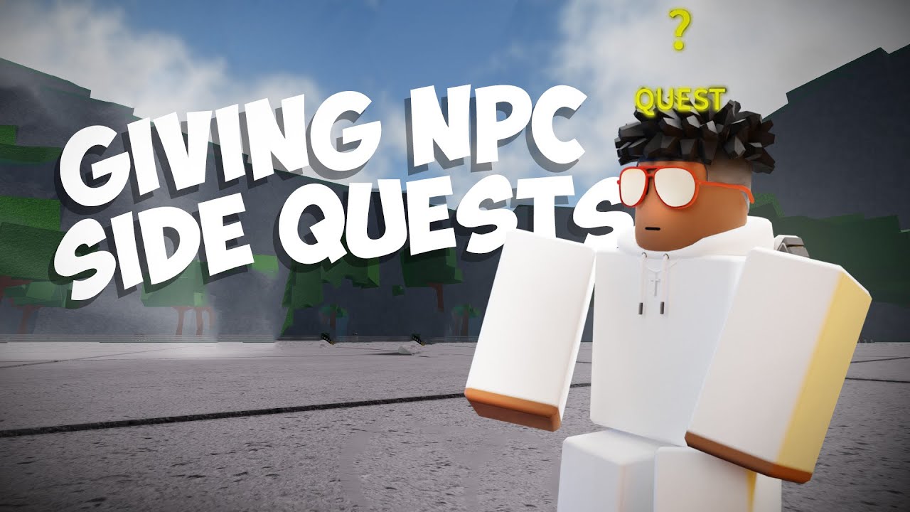 Giving people NPC Side Quests in strongest battlegrounds - YouTube