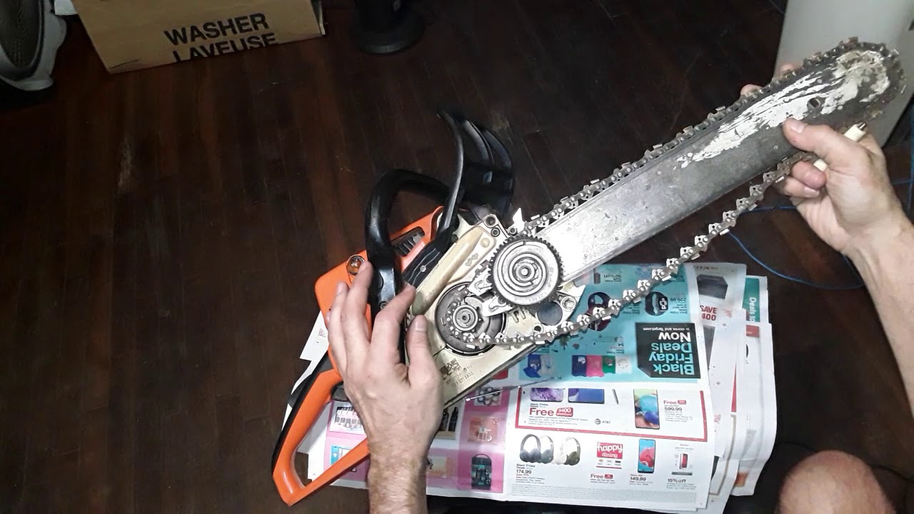 Chainsaw DIY tune up - YouTube