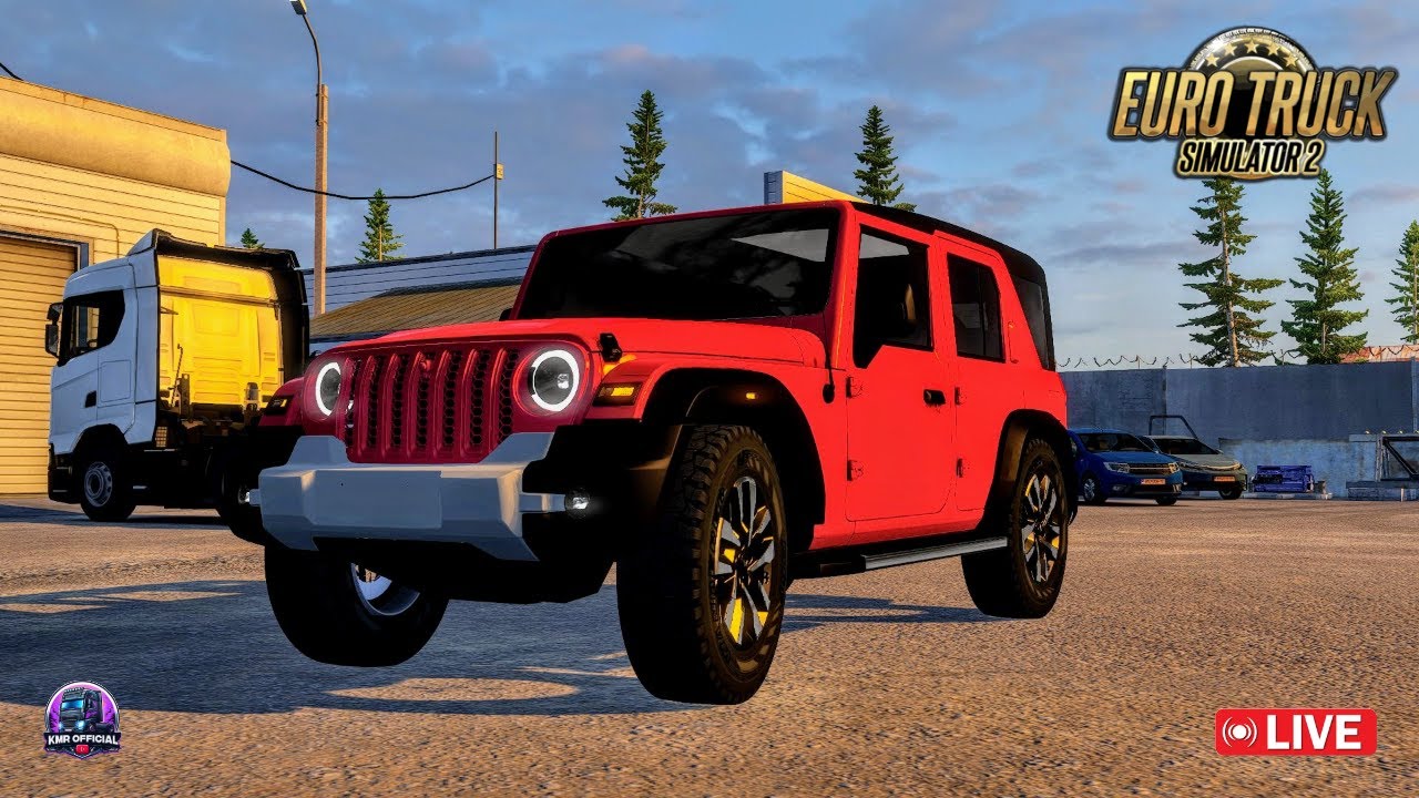 🔴 ETS2 Live | Mahindra Thar Roxx Drive | Grand Utopia Map Mod | Euro ...