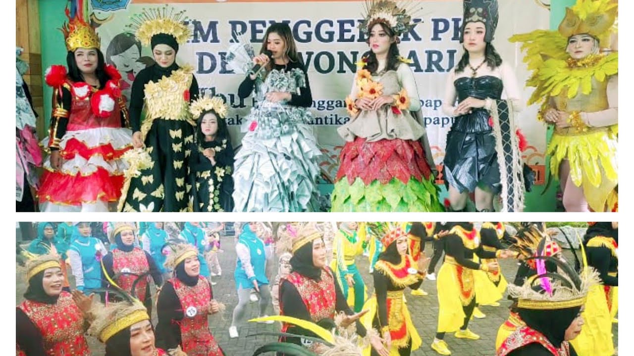 HEBOH!! Lomba Ibu-ibu PKK desa Wonosari Kecamatan Tutur Nongkojajar ...