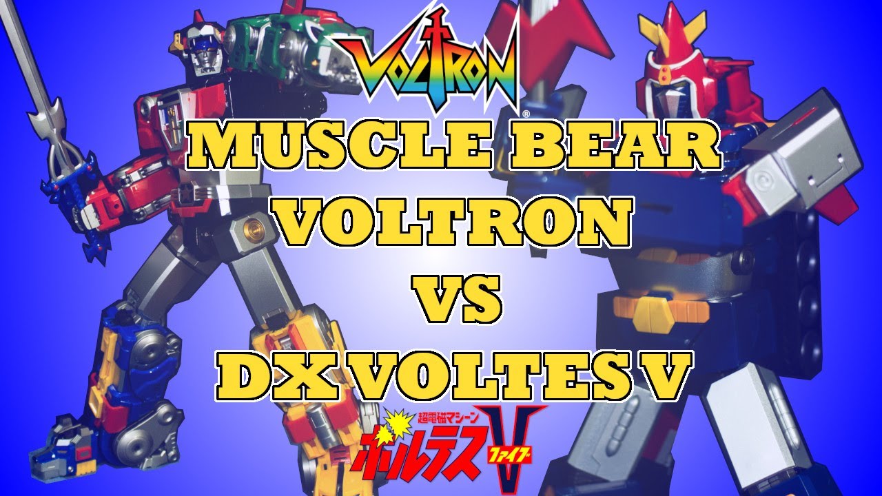DX VOLTES V vs MUSCLE BEAR VOLTRON PINOY COMPARISON VIDEO - YouTube
