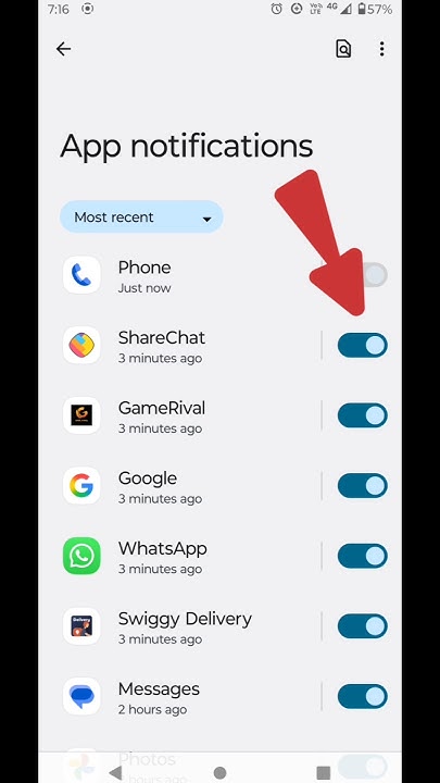How to off app notification | how to stop notification on android #tech #shorts - YouTube