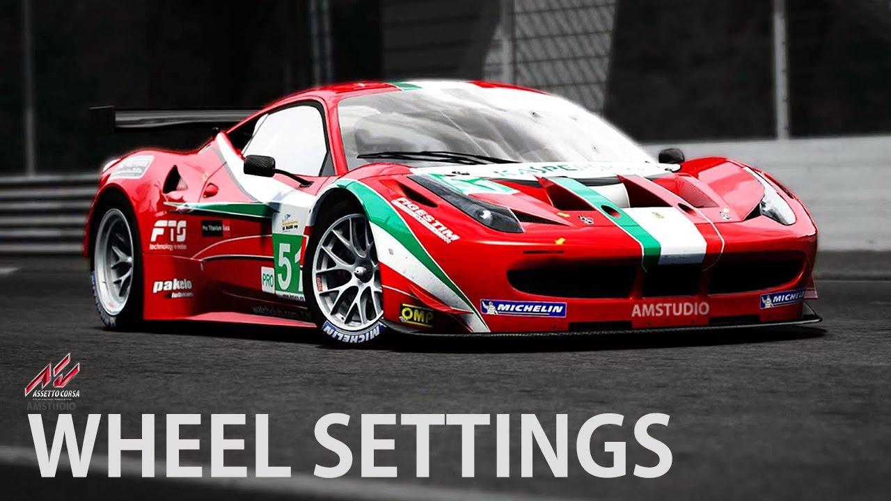 ASSETTO CORSA | DRIFT & GRIP SETTINGS FOR LOGITECH SIM RACING - YouTube