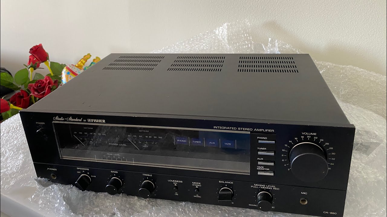 Fisher CA 880 Studio Standard Integrated Amplifier * Made in Japan ...