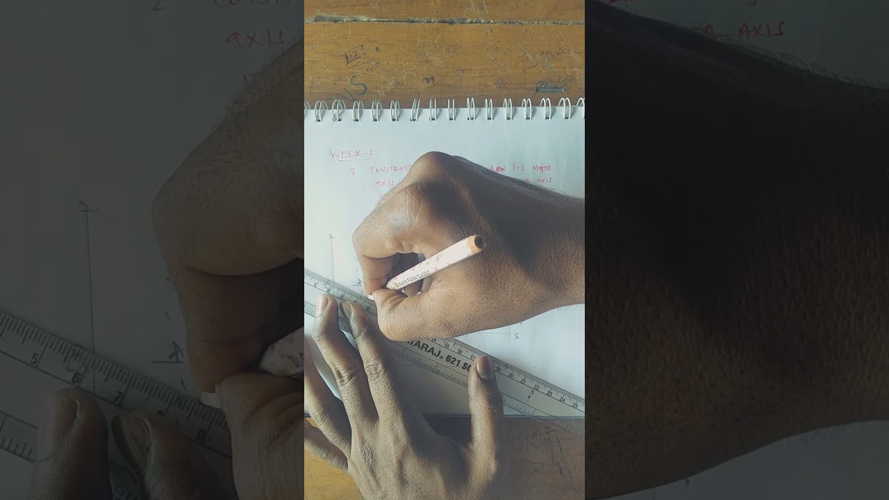 Ellipse rectangular method - YouTube