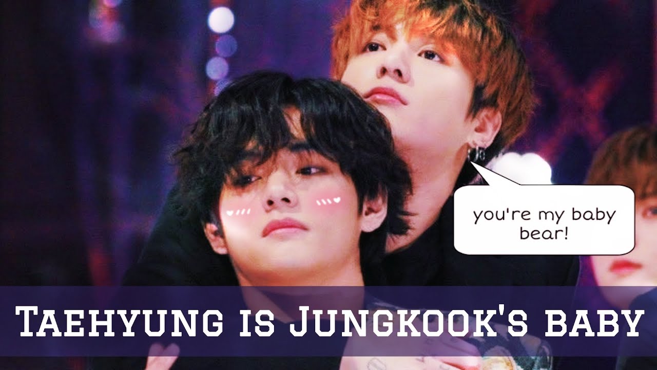 When taehyung becomes jungkook's baby | taekook/vkook - YouTube