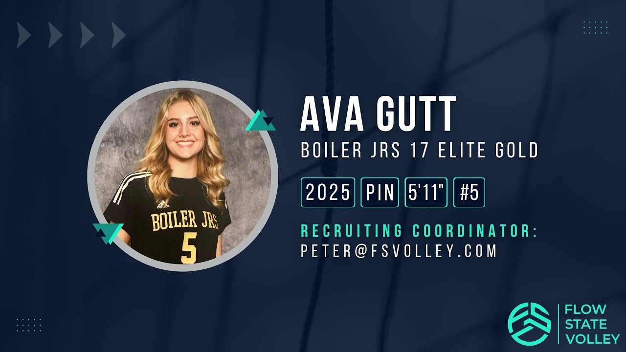 Ava Gutt, Boiler Juniors 17 Elite Gold | 2025 5'11" Pin - YouTube