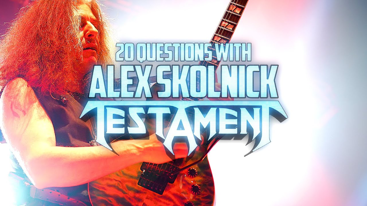 20 Questions With Alex Skolnick Of Testament pt.1 - YouTube