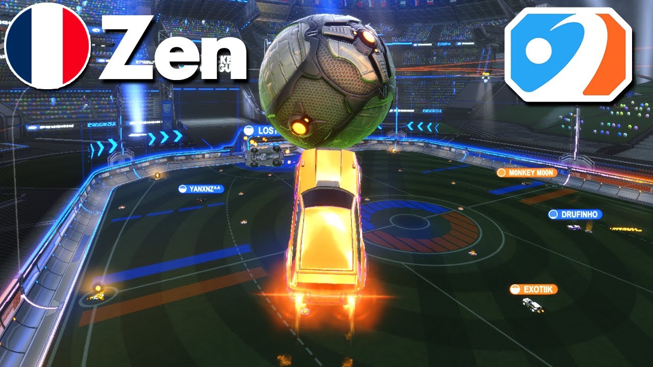 ZEN with UNREAL CONTROL in RLCS QUARTER FINALS (RLCS 3v3) - YouTube