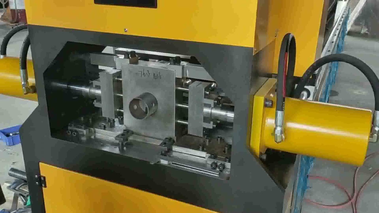 Guardrail Pipe CNC Automatic Punching Machine - YouTube