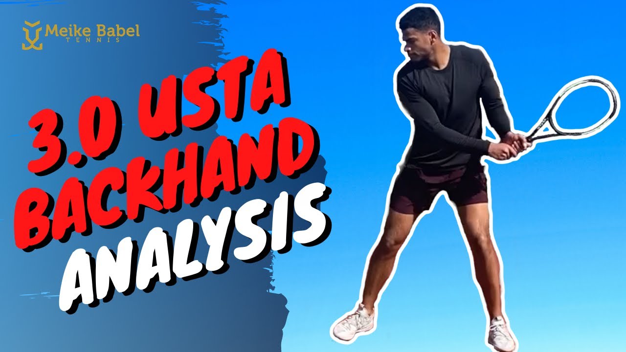 USTA 3.0 Tennis Two-Handed Backhand Analysis - YouTube